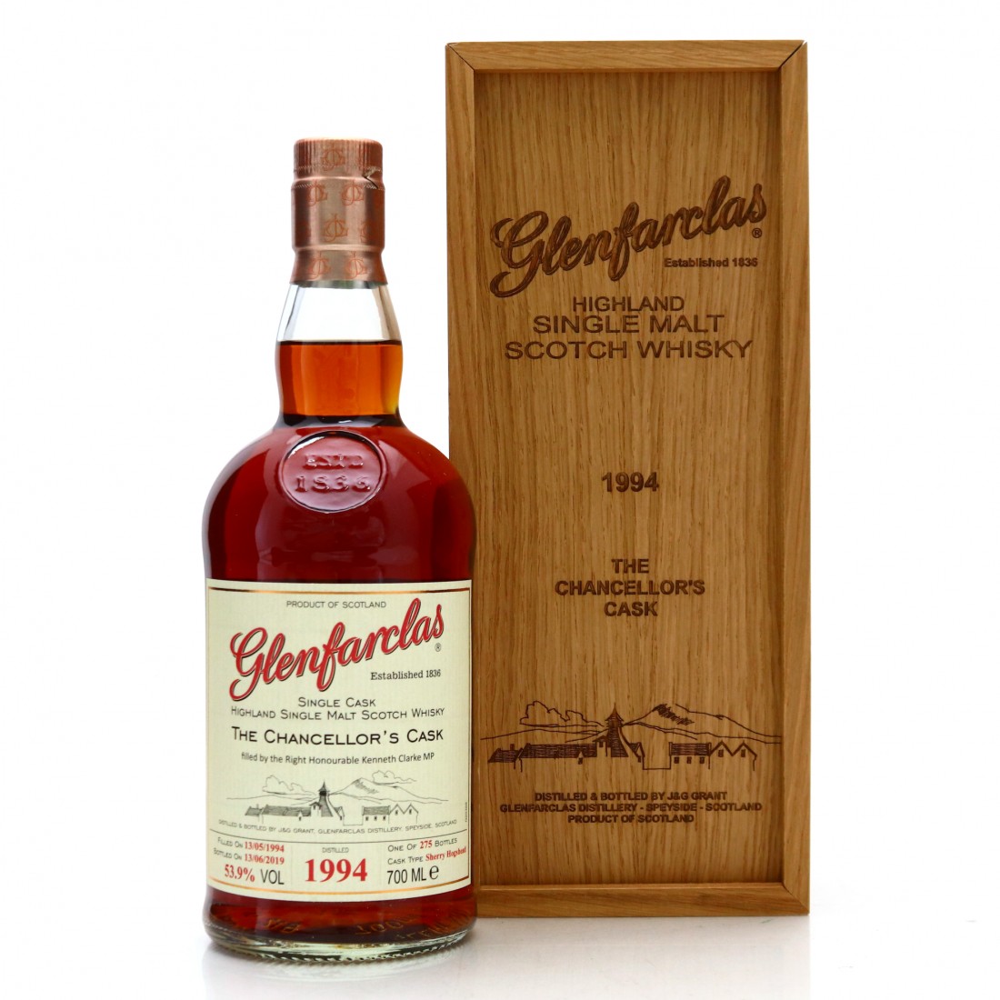 Glenfarclas 1994 The Chancellor's Cask | Whisky Auctioneer