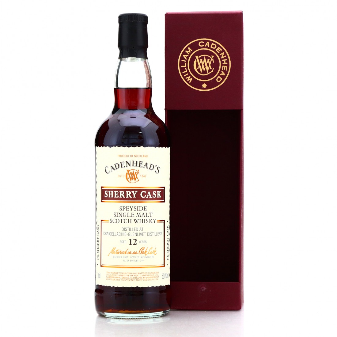 Craigellachie 2007 Cadenhead's 12 Year Old Sherry Cask | Whisky Auctioneer