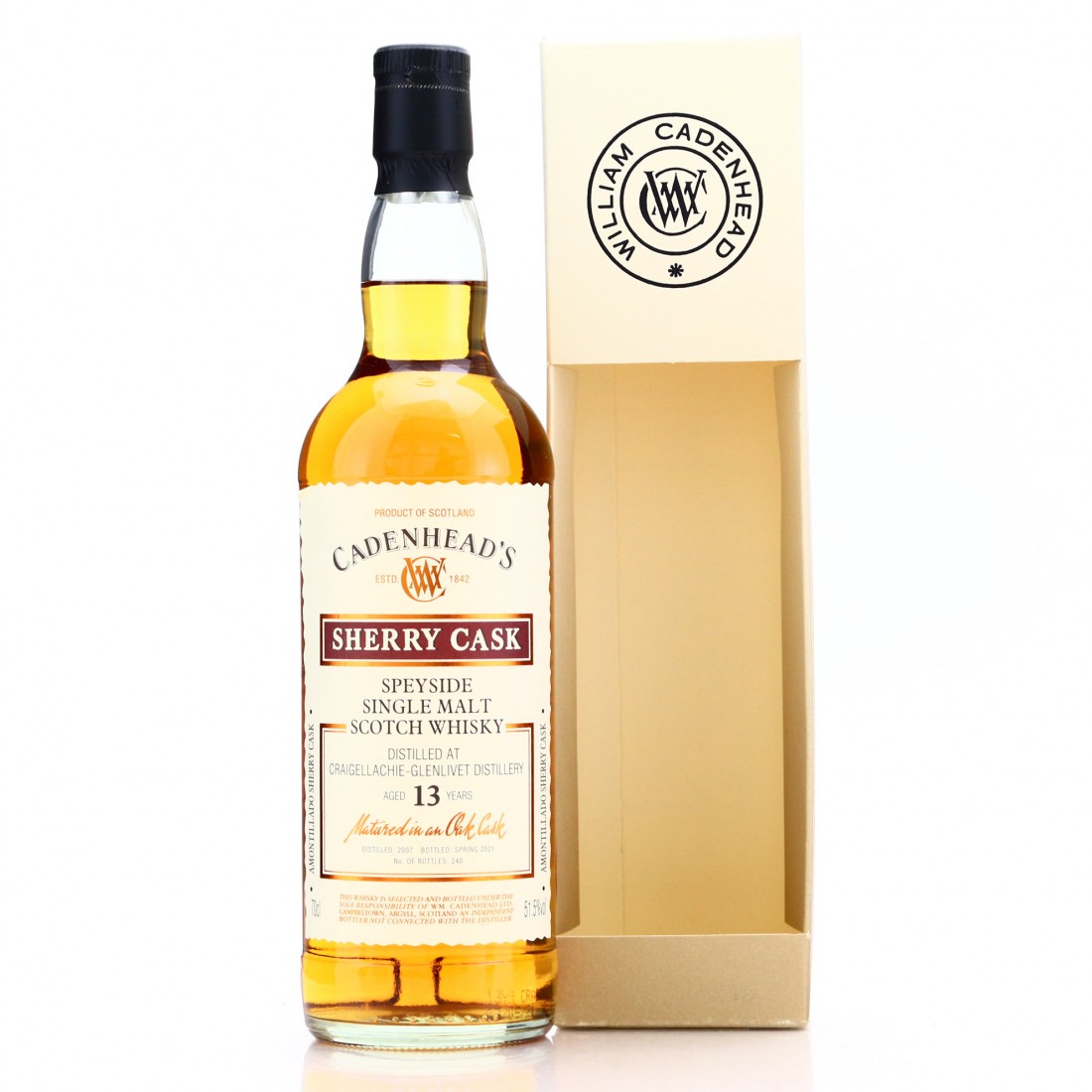 Craigellachie 2007 Cadenhead's 12 Year Old Sherry Cask | Whisky Auctioneer