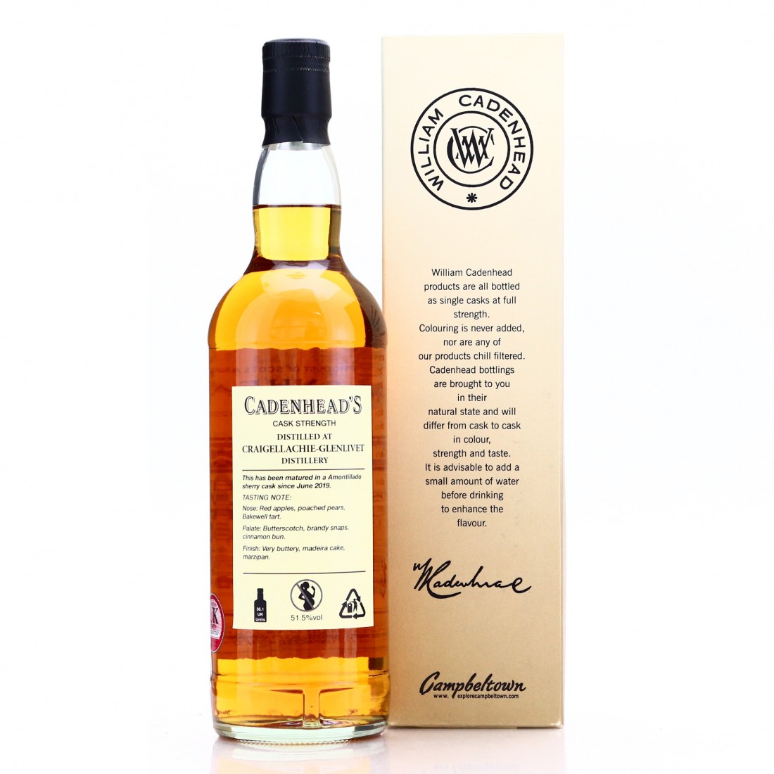 Craigellachie 2007 Cadenhead's 12 Year Old Sherry Cask | Whisky Auctioneer