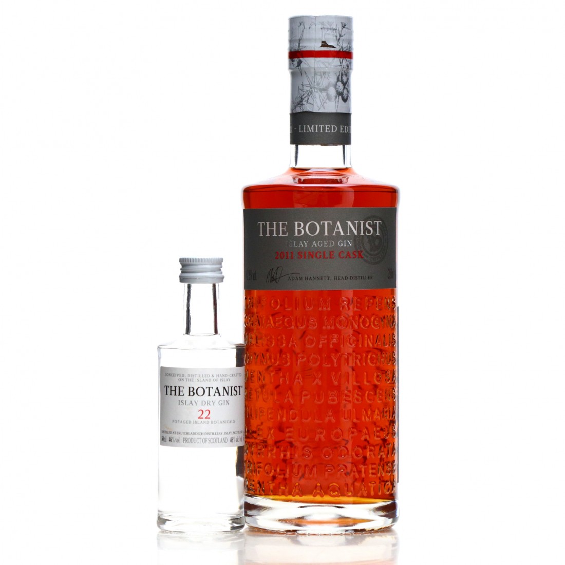 Botanist Gin 2011 Single Cask 35cl with Miniature | Whisky Auctioneer