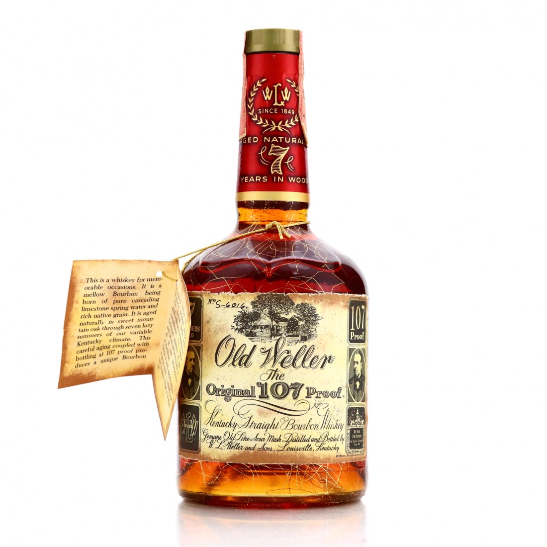 Old Weller Original 107 Proof 7 Year Old 1981 / Stitzel-Weller | Whisky ...