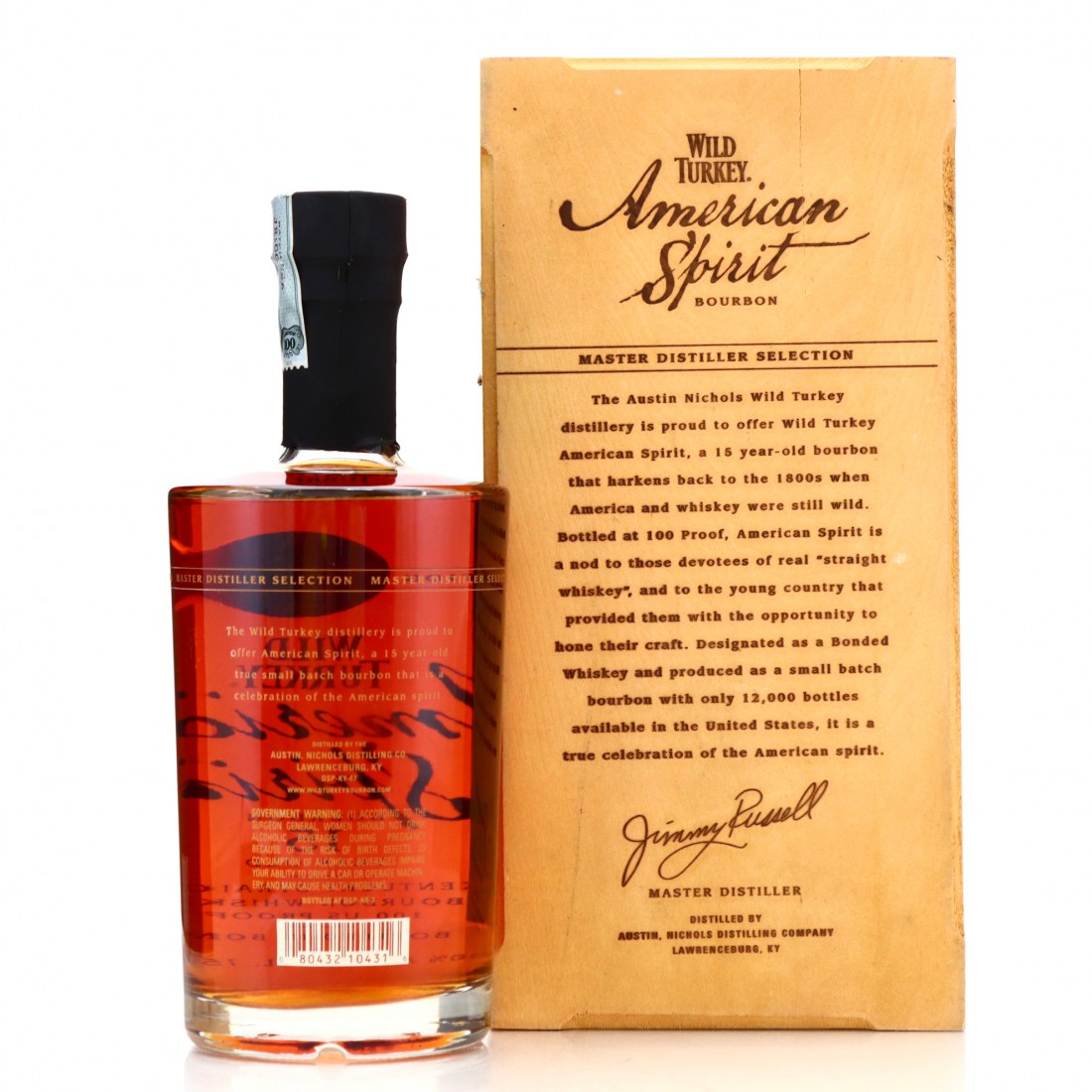Wild Turkey 15 Year Old American Spirit / Master Distiller Selection ...