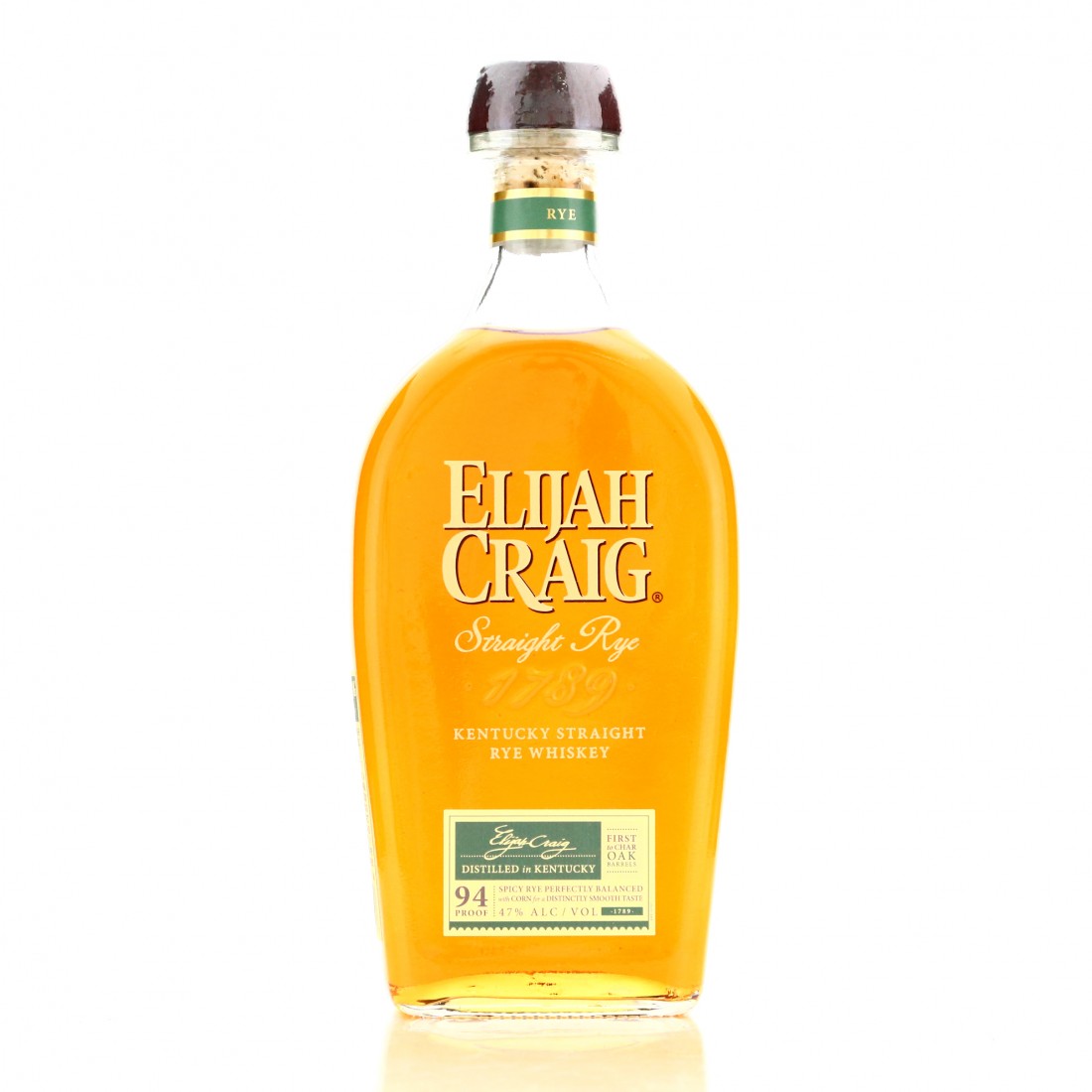 Elijah Craig Straight Rye | Whisky Auctioneer