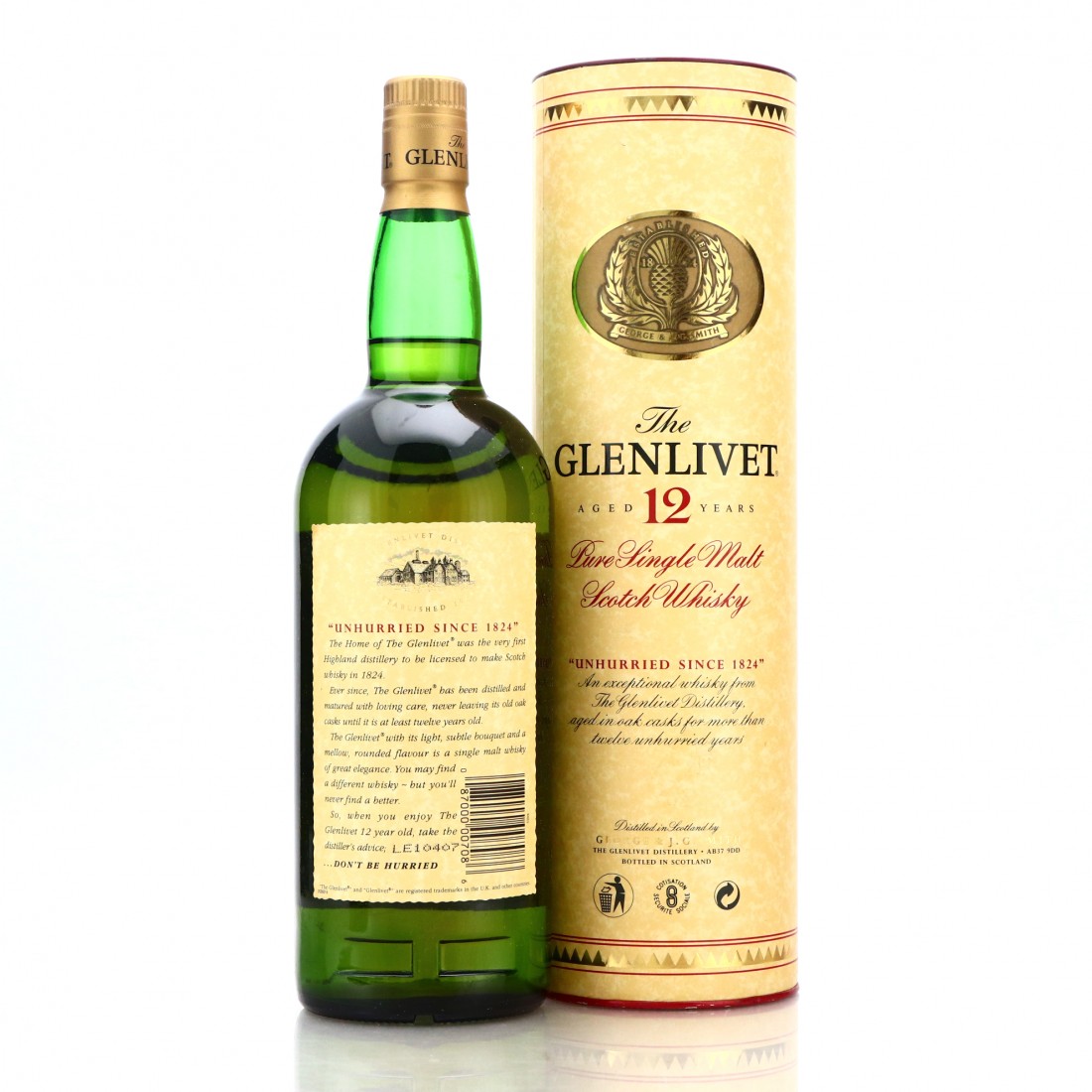 Glenlivet 12 Year Old 1 Litre 1990s | Whisky Auctioneer