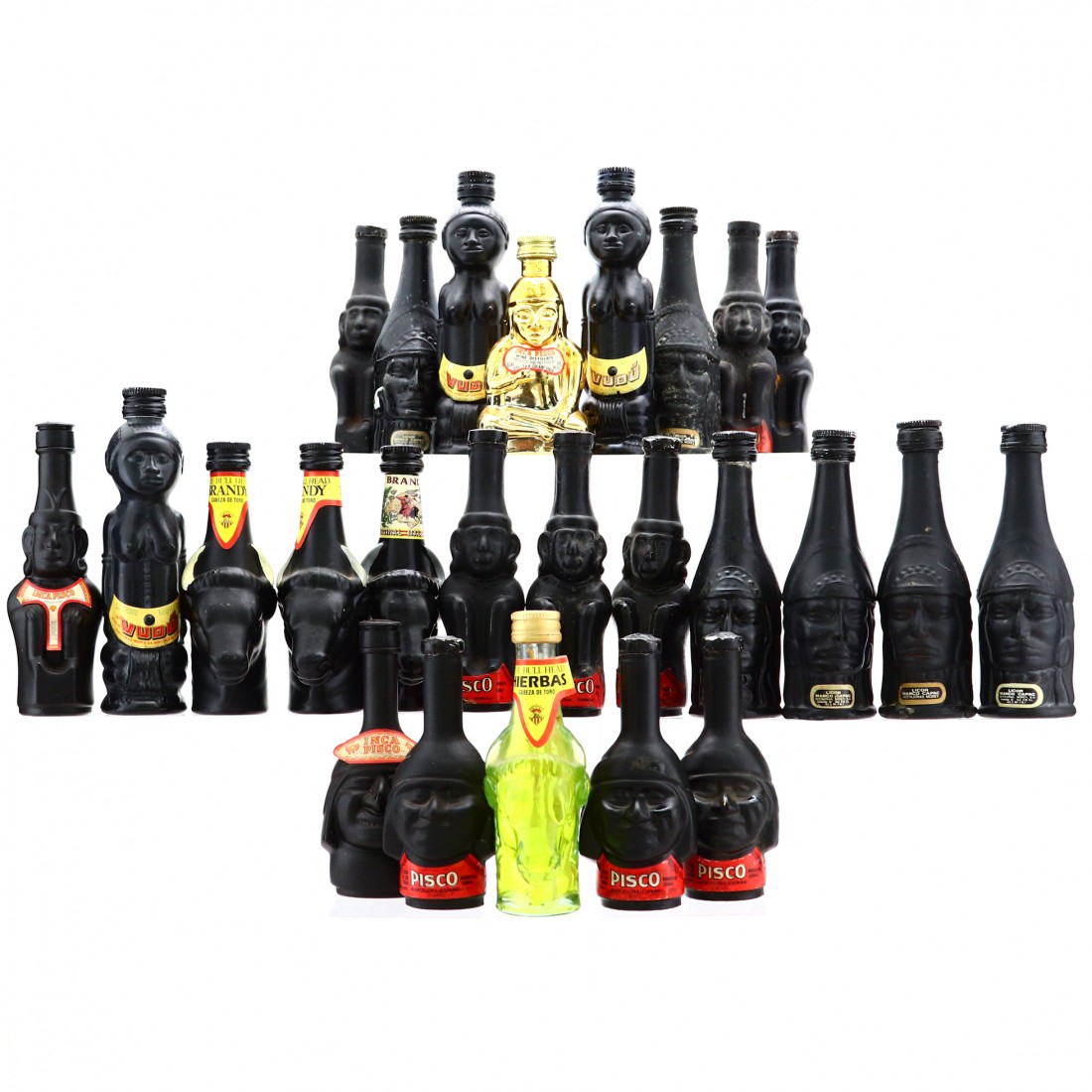 Brandy Miniatures x 25 | Whisky Auctioneer