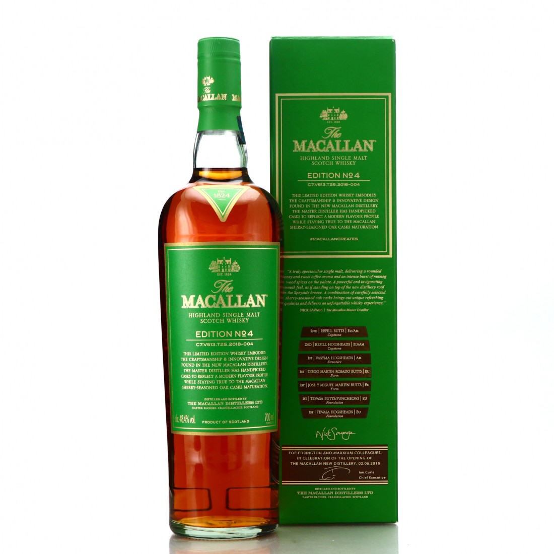 Macallan Edition No.4 / Edrington & Maxxium Staff | Whisky Auctioneer