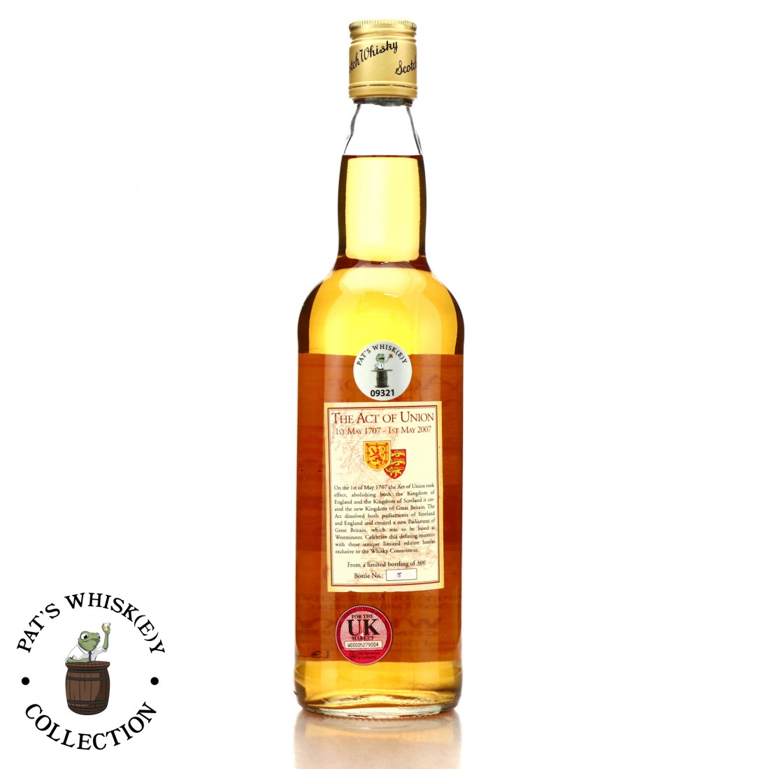 Speyside Single Malt Whisky Connoisseur / The Act of Union 300 Years ...