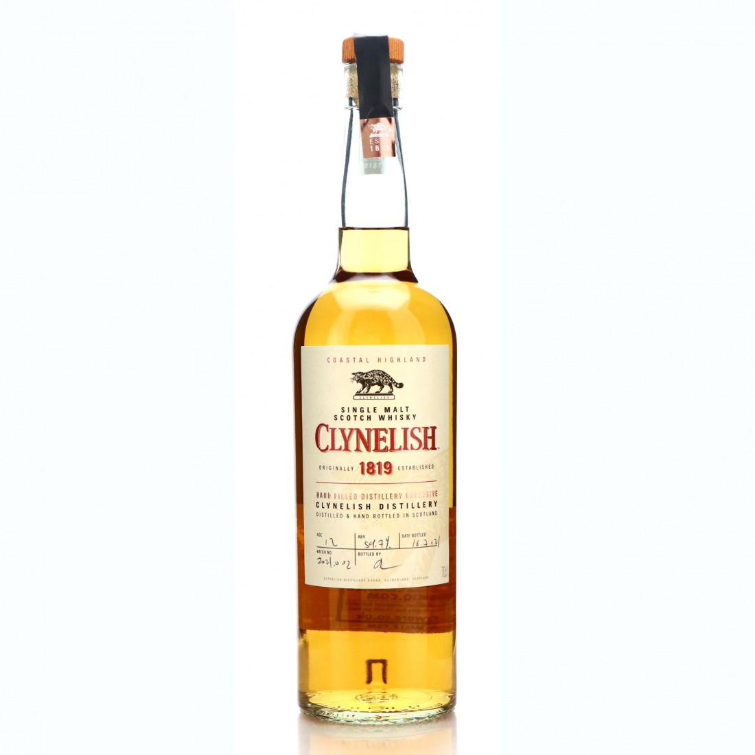 Clynelish 12 Year Old Hand Filled Batch #2021/002 | Whisky Auctioneer