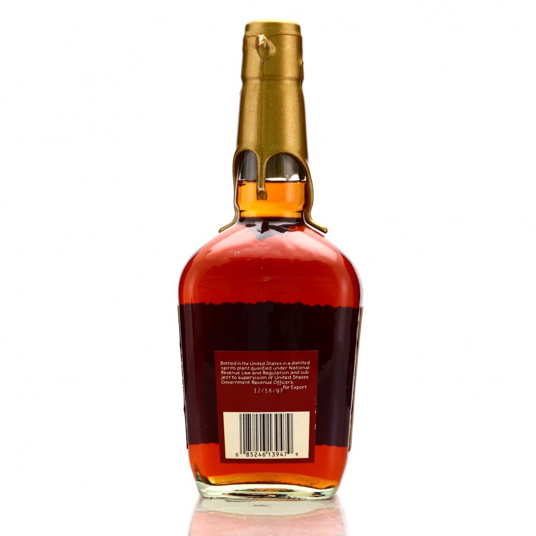Maker's Mark Gold Label Label Kentucky Straight Bourbon 1997 | Whisky ...