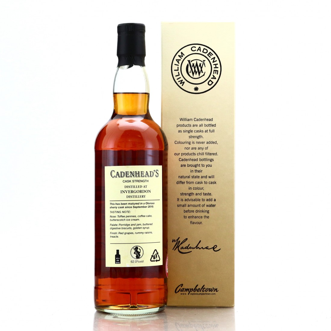 Invergordon 2007 Cadenhead's 14 Year Old Sherry Cask | Whisky Auctioneer