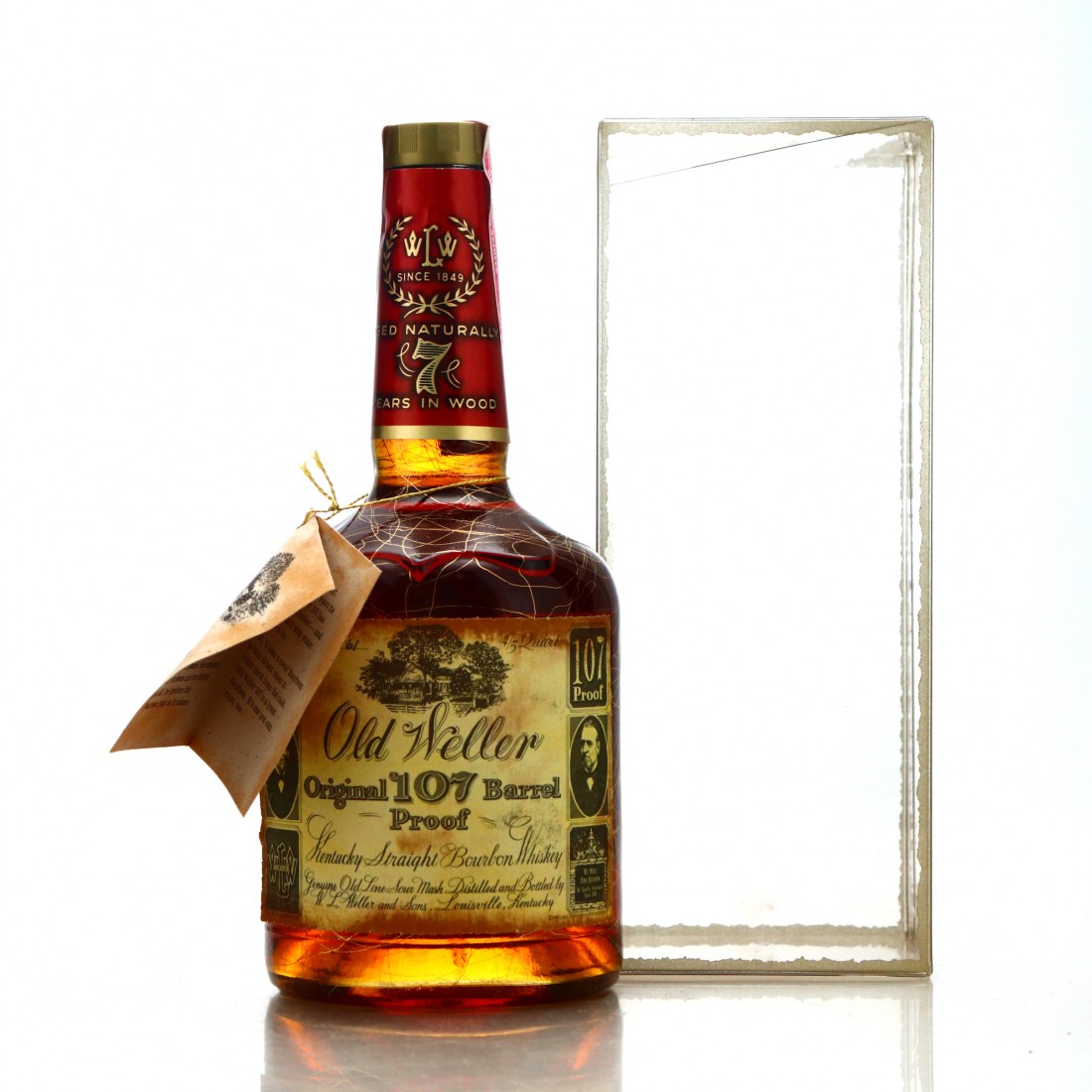 Old Weller Original 107 Barrel Proof 7 Year Old 1977 / Stitzel-Weller ...