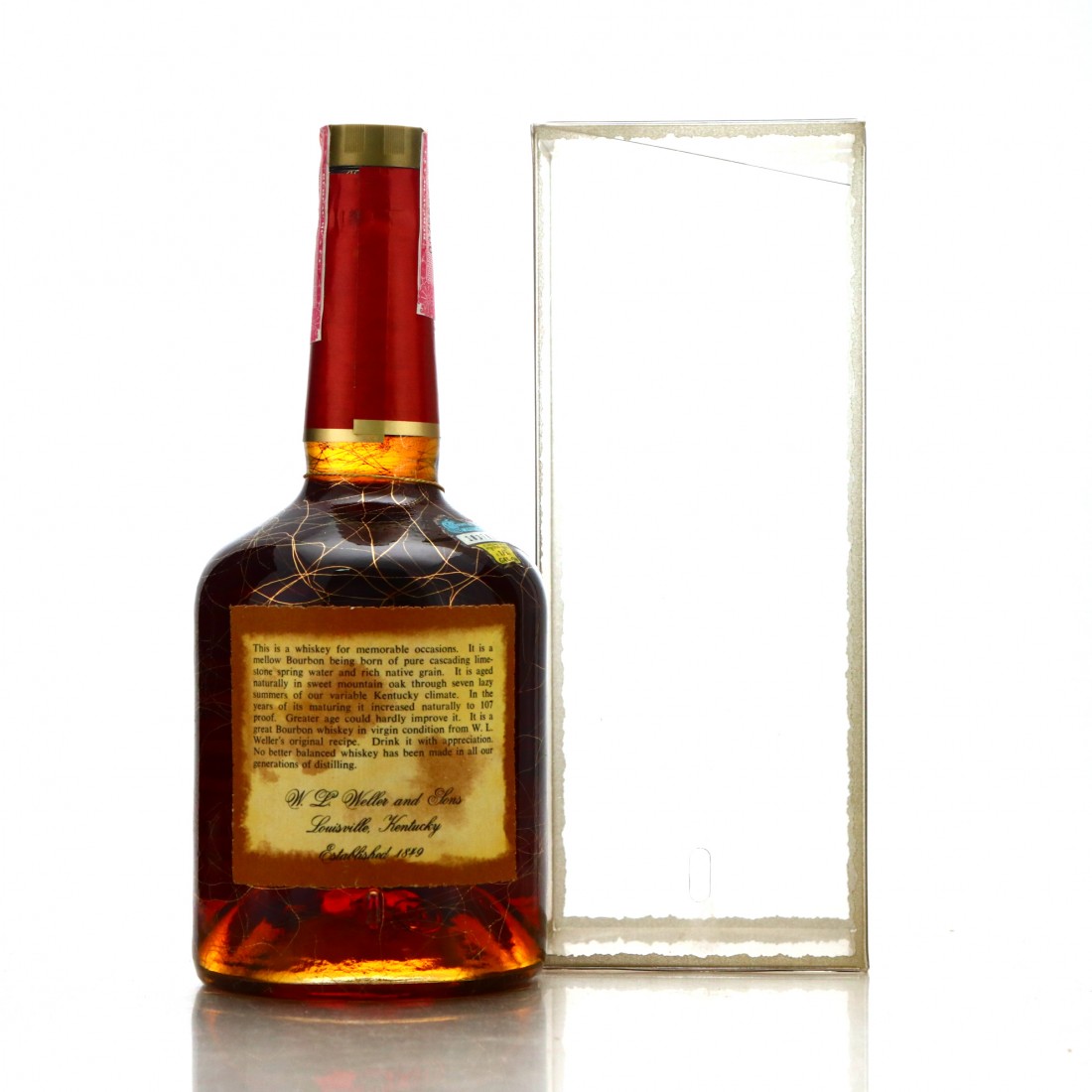 Old Weller Original 107 Barrel Proof 7 Year Old 1977 / Stitzel-Weller ...