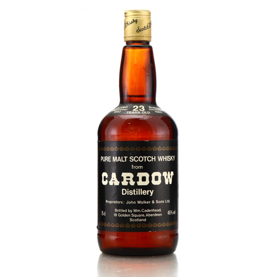 Cardhu 'Cardow' 1962 Cadenhead's 23 Year Old | Whisky Auctioneer