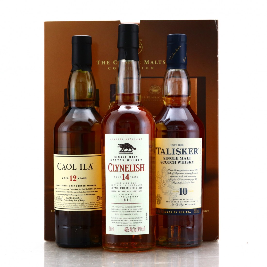 Classic Malts Collection 3 x 20cl / Caol Ila, Clynelish & Talisker ...