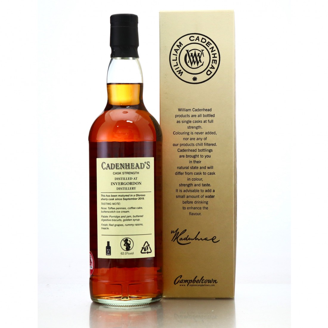 Invergordon 2007 Cadenhead's 14 Year Old Sherry Cask | Whisky Auctioneer