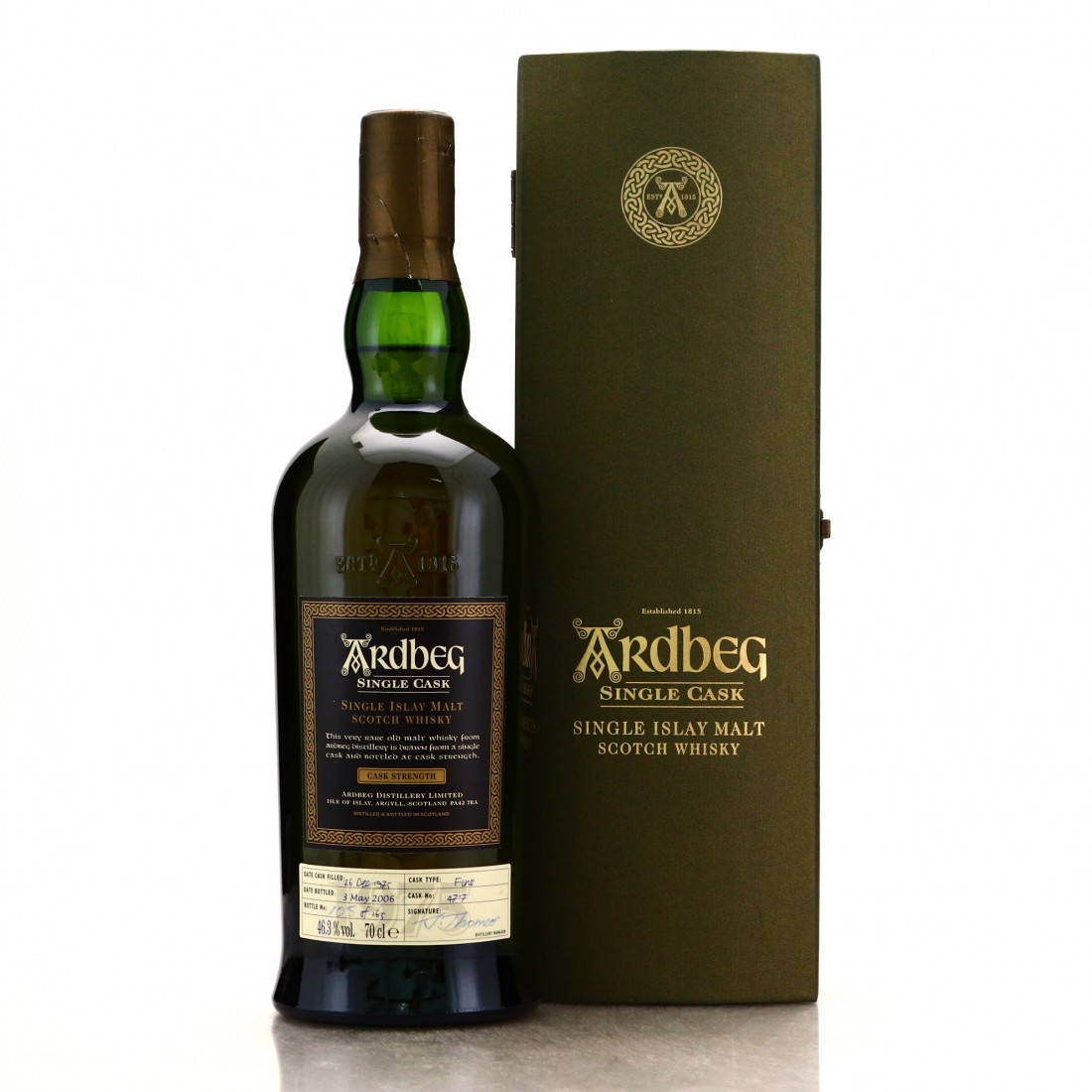 Ardbeg 1975 Single Fino Cask #4717 / Feis Ile 2006 | Whisky Auctioneer