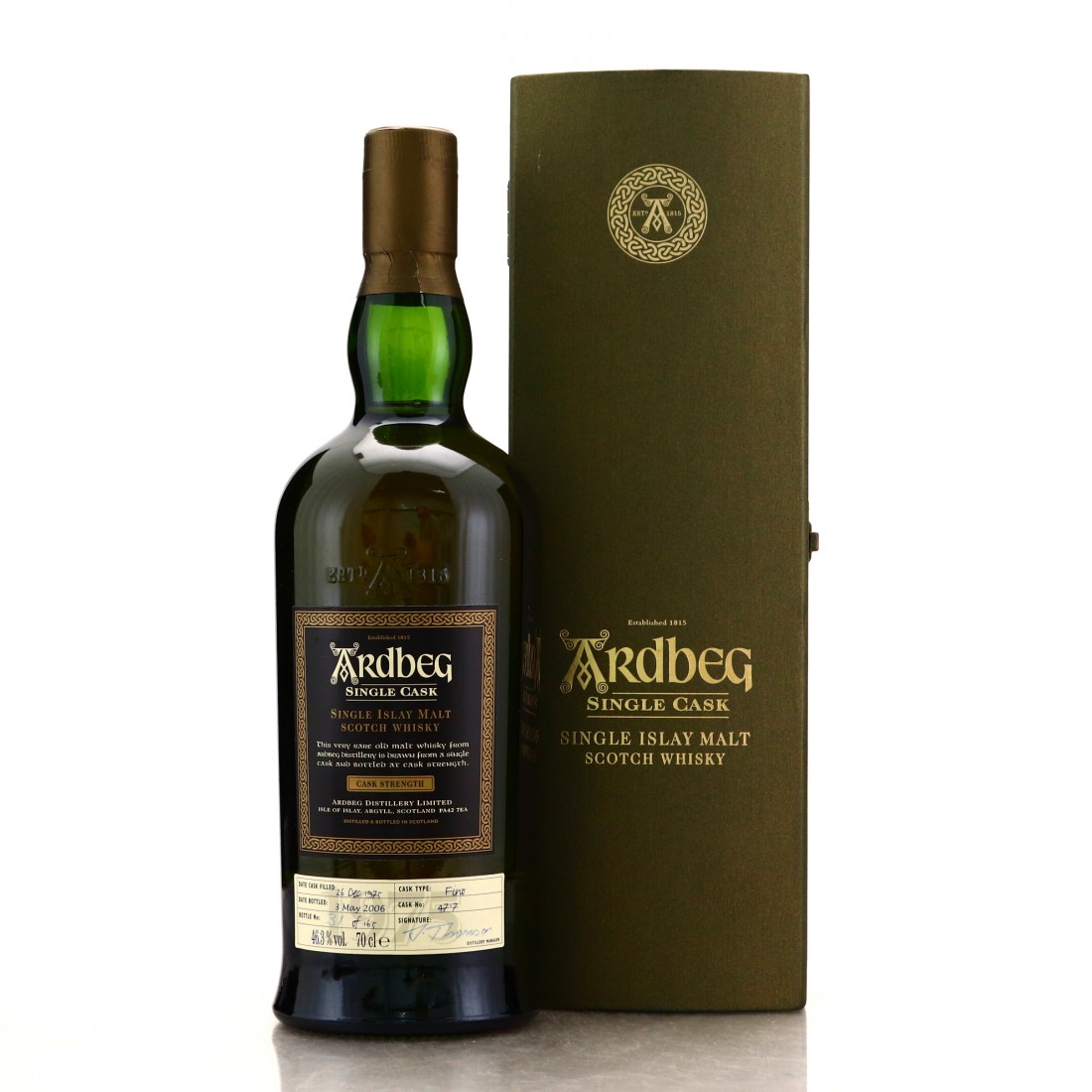 Ardbeg 1975 Single Fino Cask #4717 / Feis Ile 2006 | Whisky Auctioneer