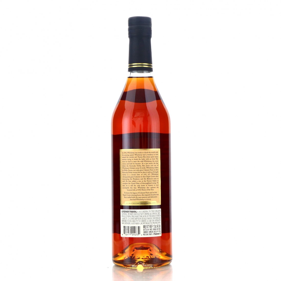 Calumet Farm 15 Year Old Kentucky Straight Bourbon / Whirlaway | Whisky ...