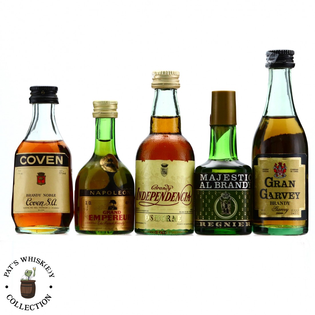 Brandy Miniatures x 5 | Whisky Auctioneer