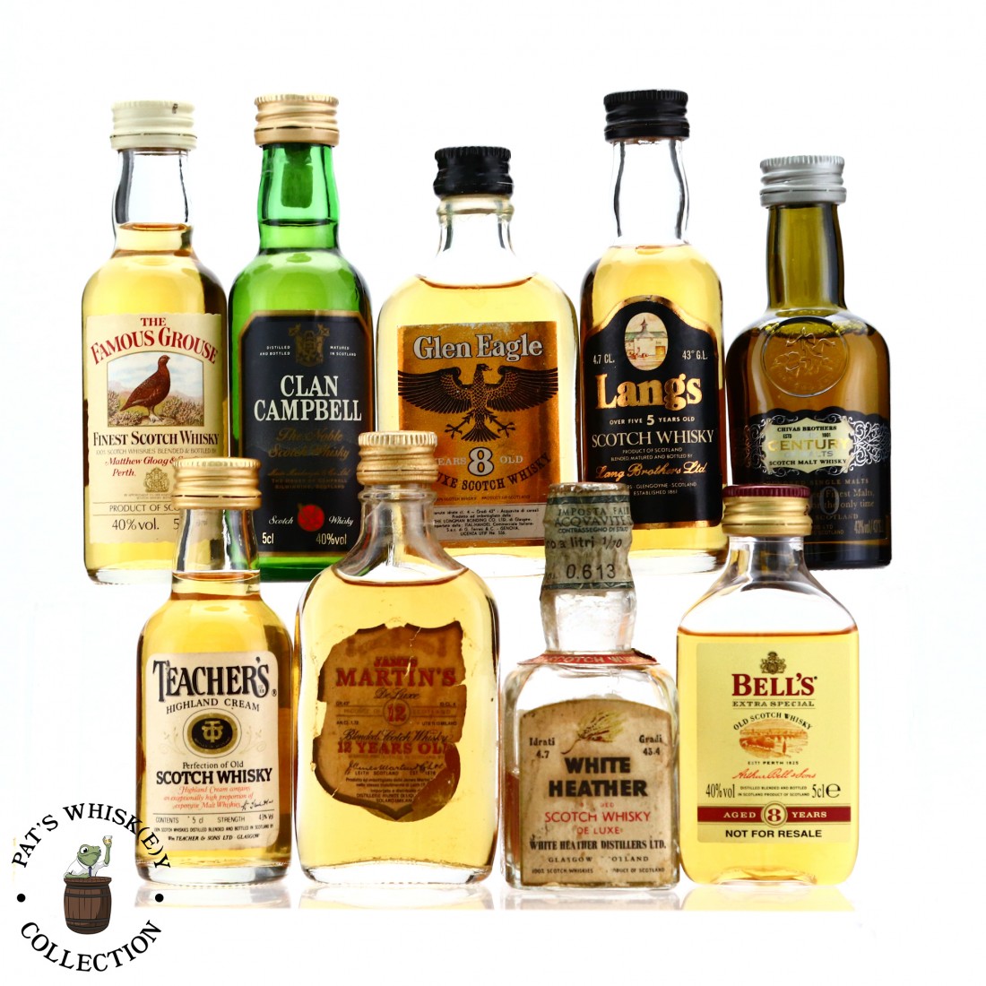 Scotch Whisky Miniatures x 9 | Whisky Auctioneer