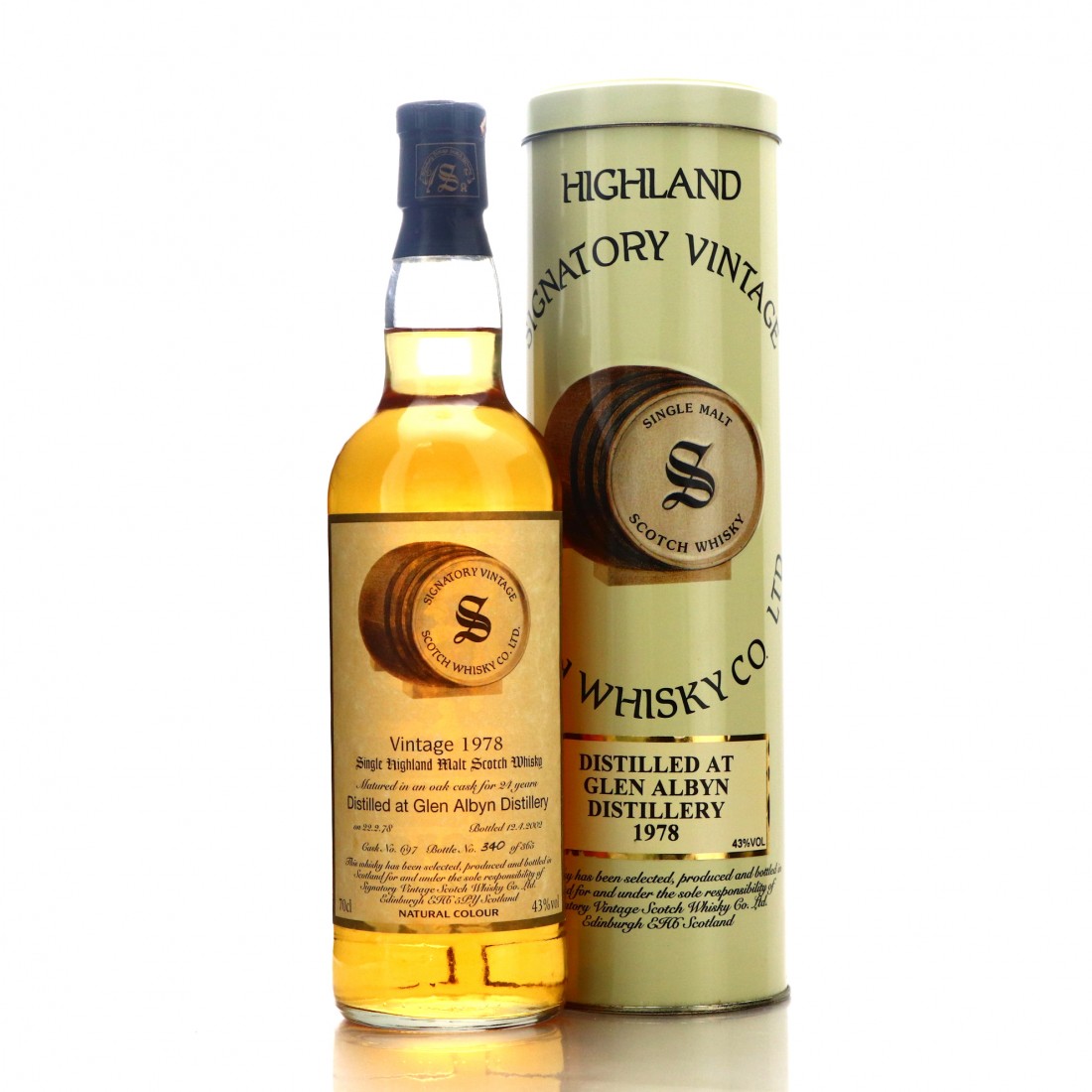 Glen Albyn 1978 Signatory Vintage 24 Year Old | Whisky Auctioneer