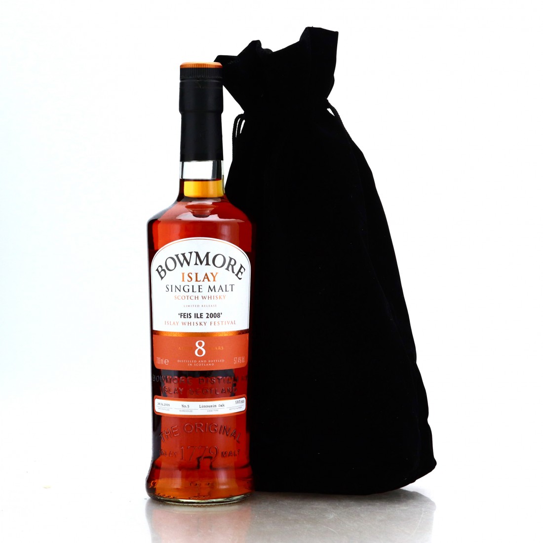 Bowmore 1999 Limousin Oak 8 Year Old / Feis Ile 2008 | Whisky Auctioneer