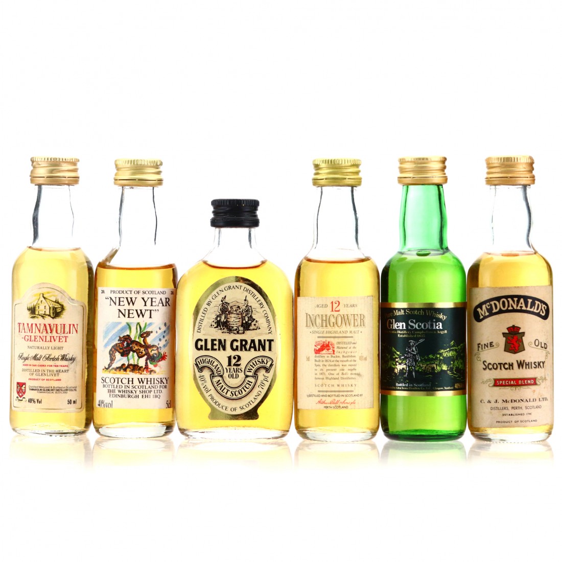 Scotch Whisky Miniatures x 6 | Whisky Auctioneer