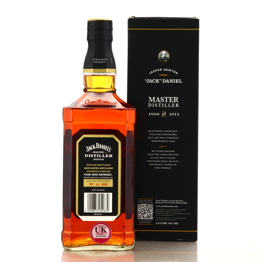 Jack Daniel's Master Distiller No.1 1 Litre/ Jasper Newton 'Jack ...