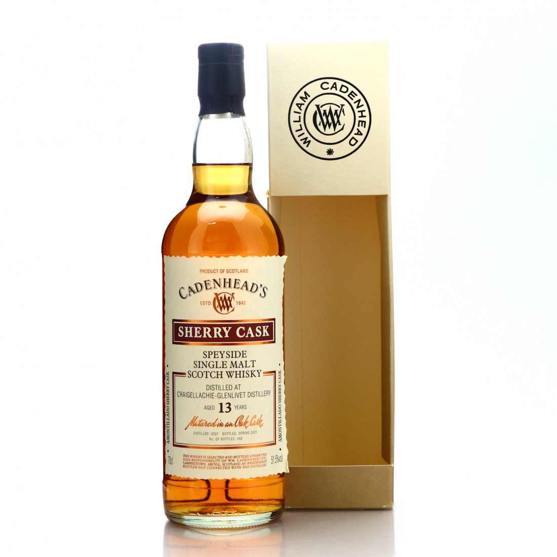 Craigellachie 2007 Cadenhead's 13 Year Old Sherry Cask | Whisky Auctioneer