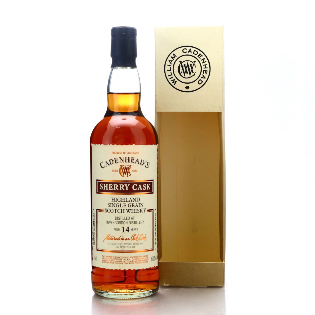 Invergordon 2007 Cadenhead's 14 Year Old Sherry Cask | Whisky Auctioneer