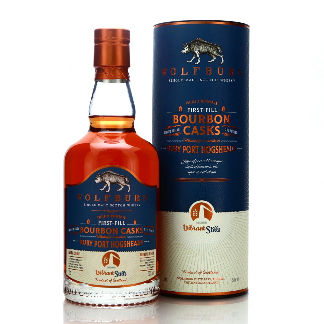 Wolfburn Bourbon Cask Ruby Port Finish | Whisky Auctioneer