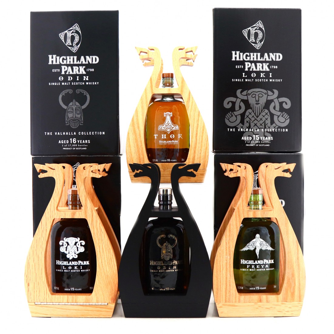 Highland Park Valhalla Collection 4 x 70cl | Whisky Auctioneer