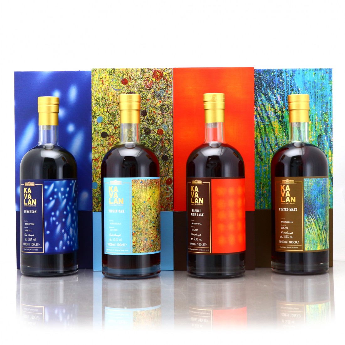 Kavalan Paul Chiang Collection 4 x 1 Litre | Whisky Auctioneer
