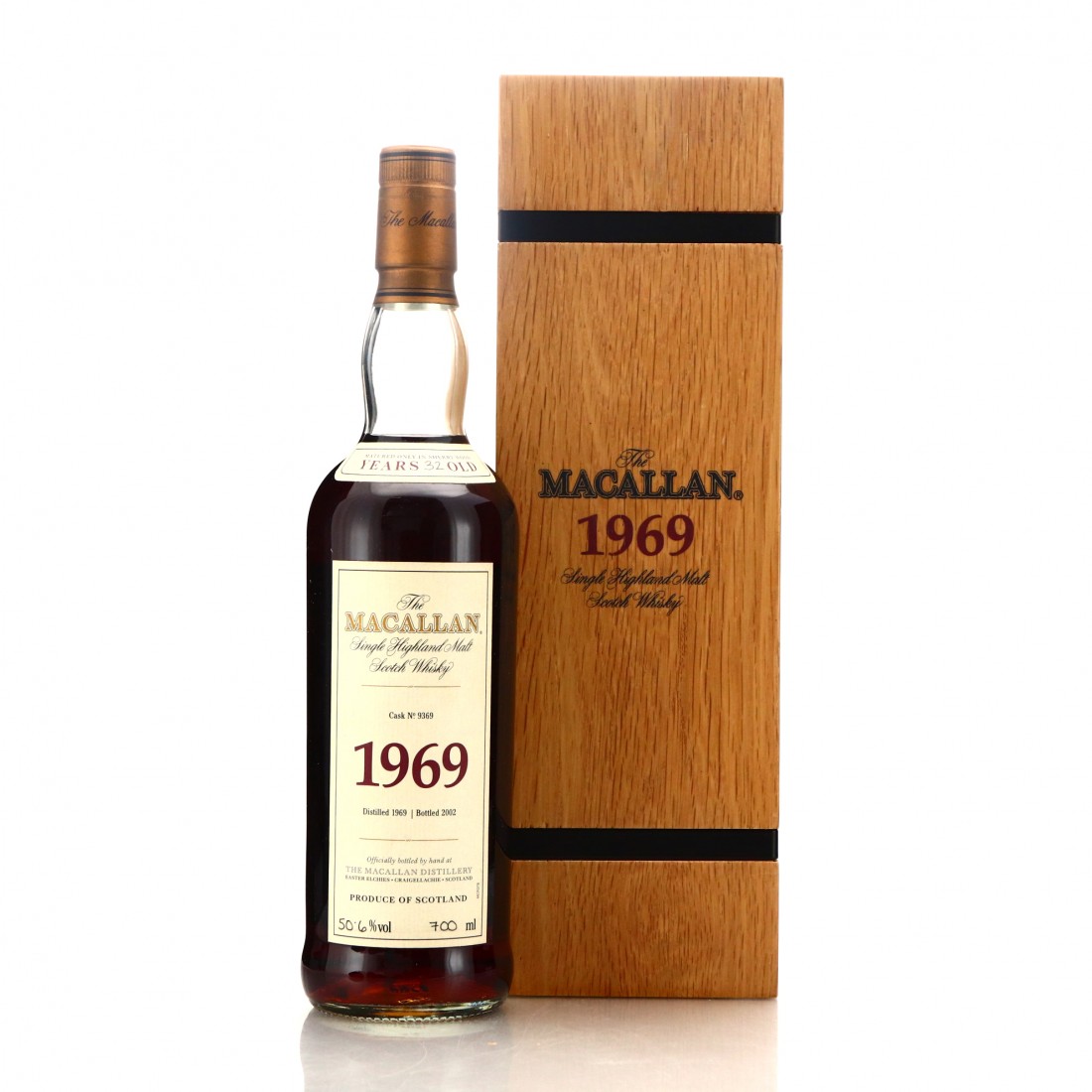 Macallan 1969 Fine and Rare 32 Year Old #9369 | Whisky Auctioneer
