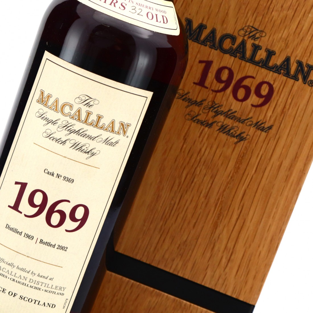 Macallan 1969 Fine and Rare 32 Year Old #9369 | Whisky Auctioneer