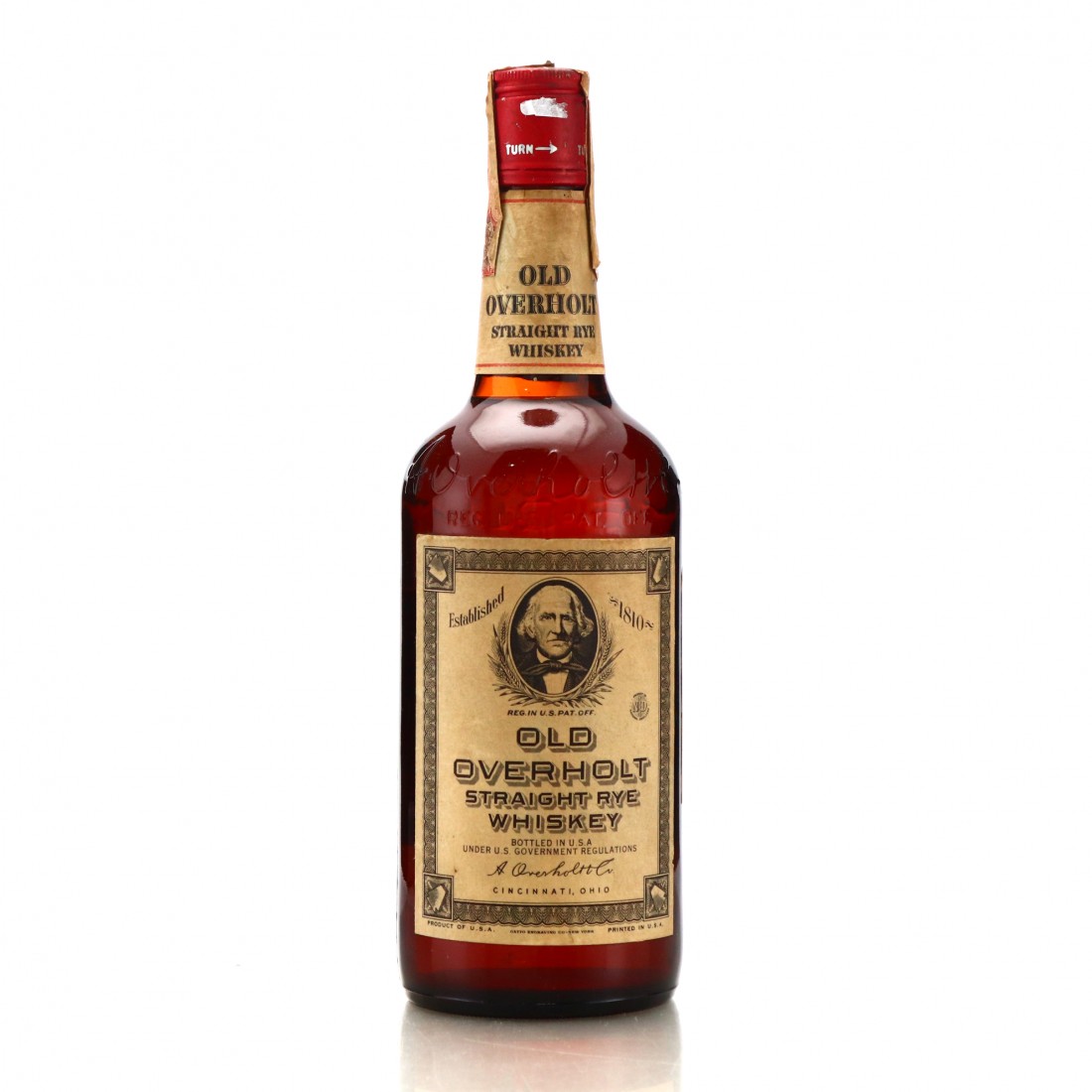 Old Overholt Straight Rye Whiskey 1966 | Whisky Auctioneer