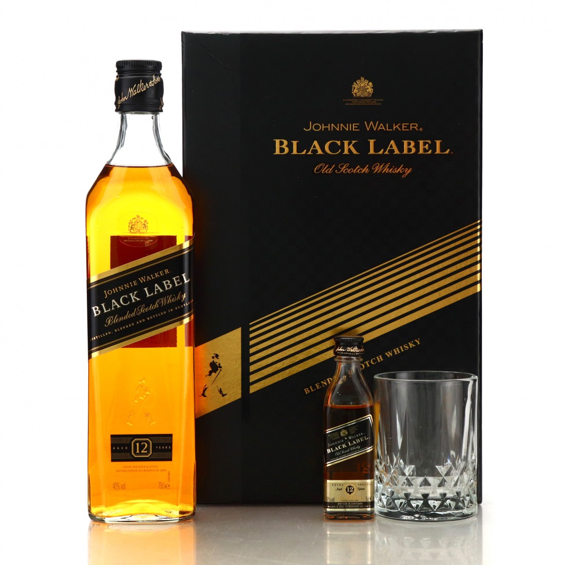Johnnie Walker Black Label 12 Year Old Gift Pack | Whisky Auctioneer