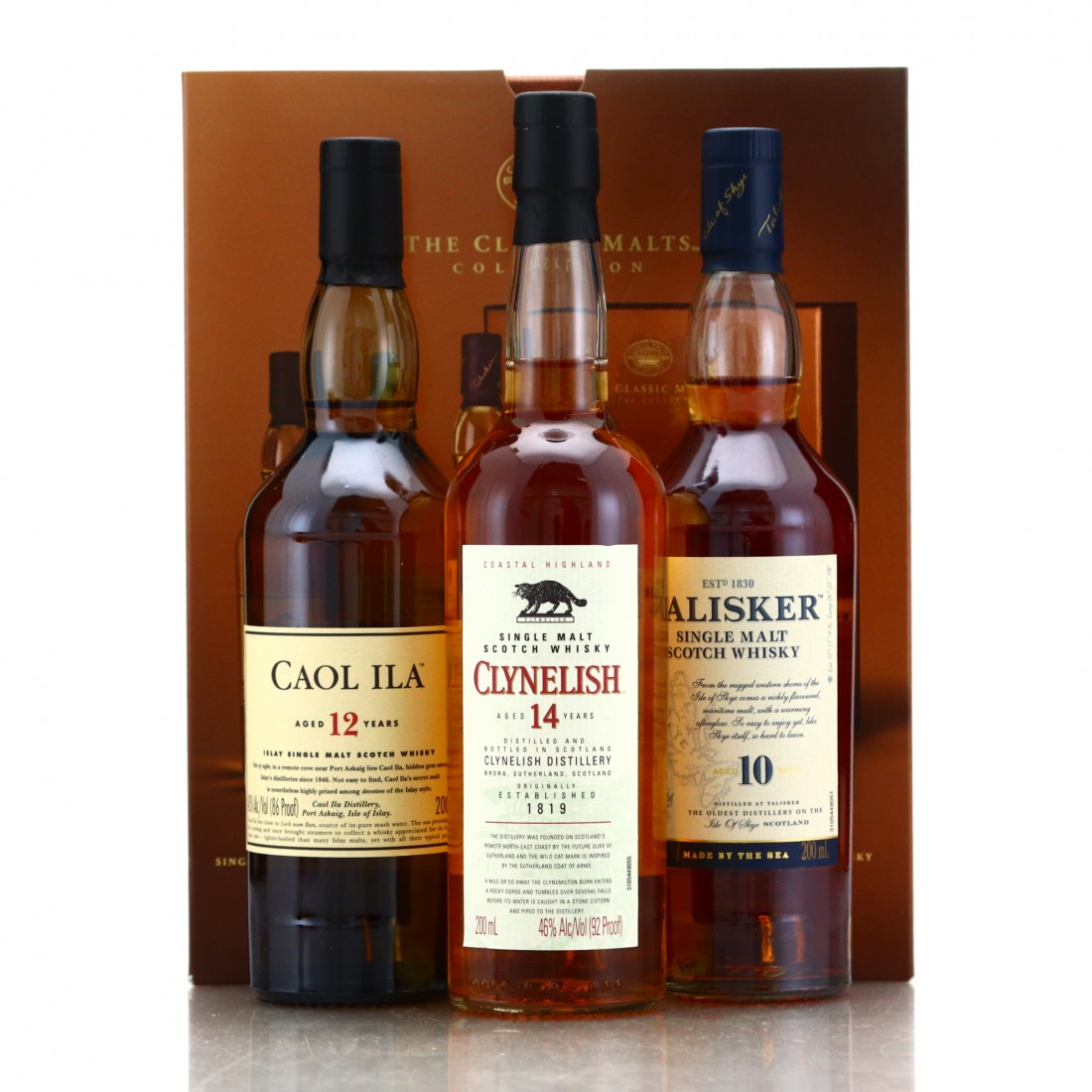 Classic Malts Collection 3 x 20cl / Caol Ila, Clynelish, Talisker ...