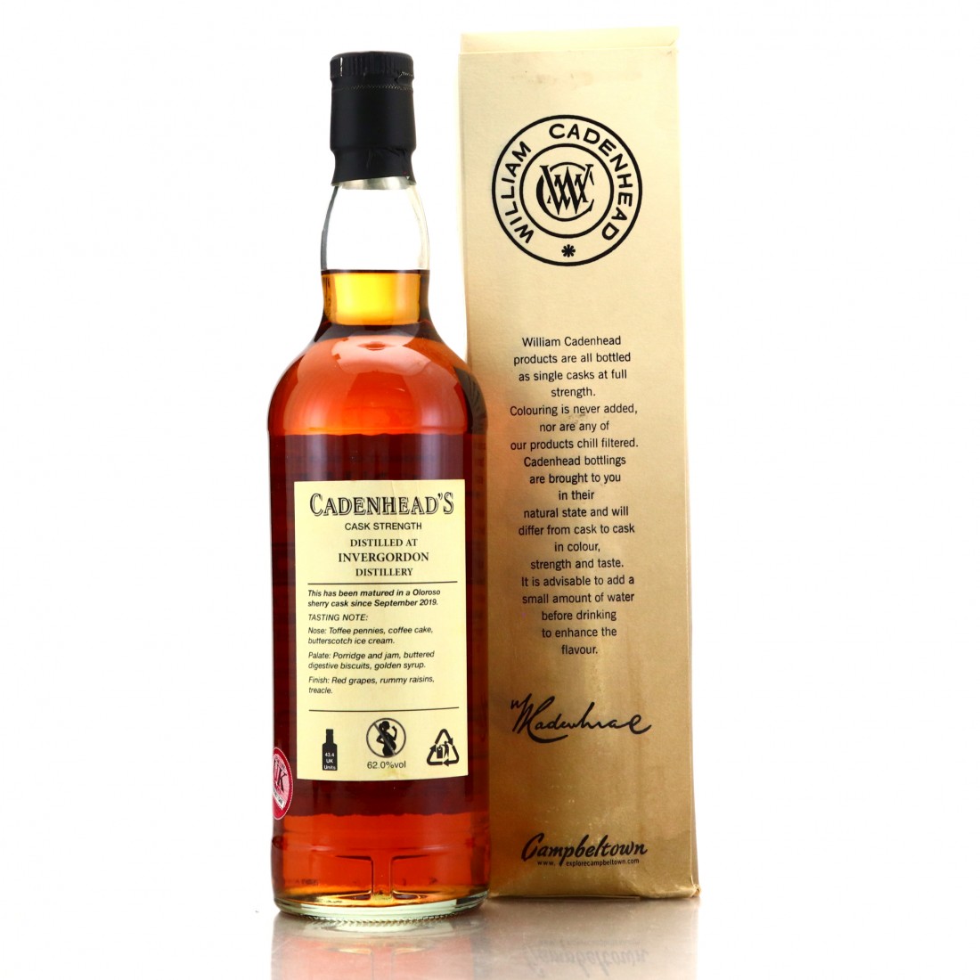 Invergordon 2007 Cadenhead's 14 Year Old Sherry Cask | Whisky Auctioneer