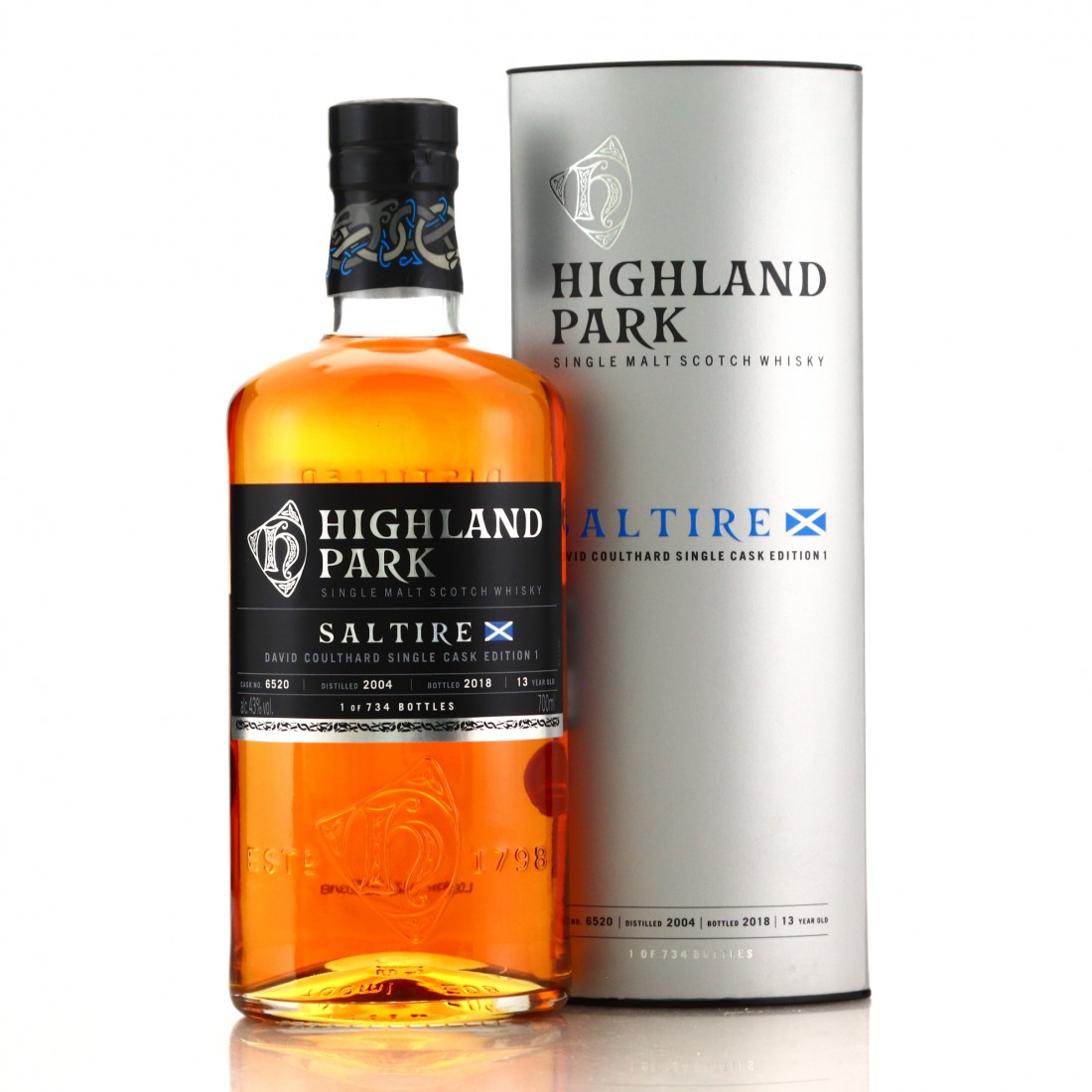 Highland Park 2004 Single Cask 13 Year Old #6520 / David Coulthard ...