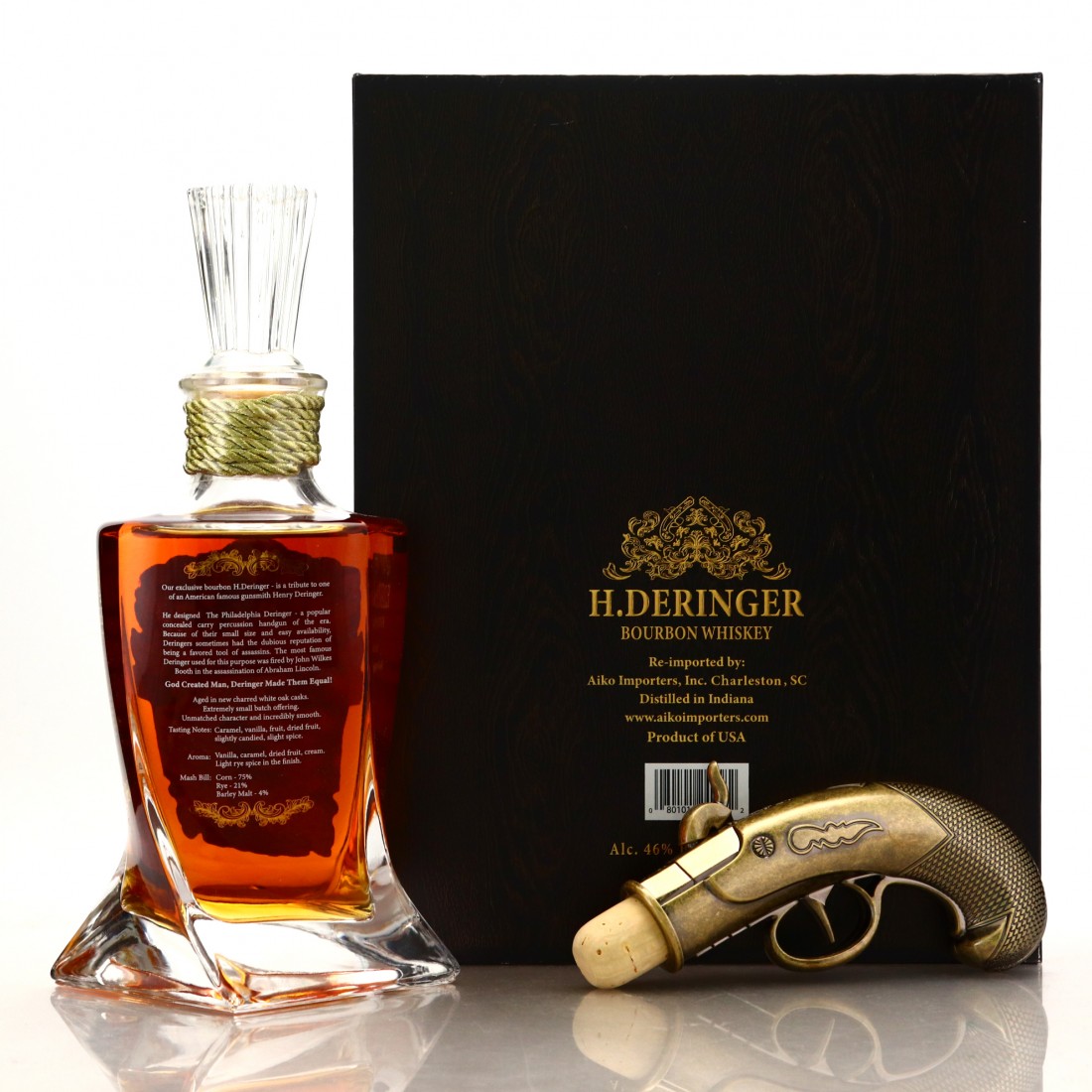 H. Deringer Bourbon Whiskey Gift Pack | Whisky Auctioneer