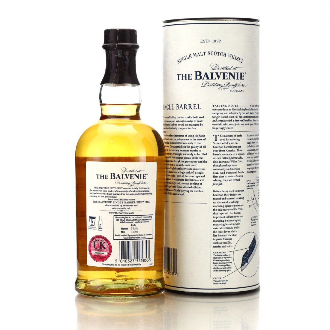 Balvenie 12 Year Old First Fill Single Barrel #8322 | Whisky Auctioneer