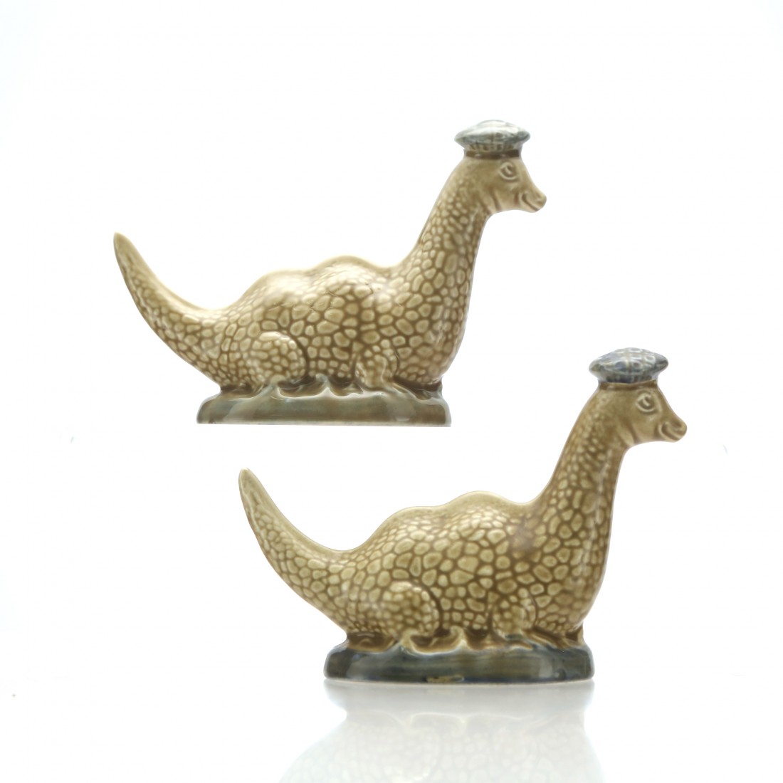Beneagles Loch Ness Monster Ceramic Miniature x 2 | Whisky Auctioneer