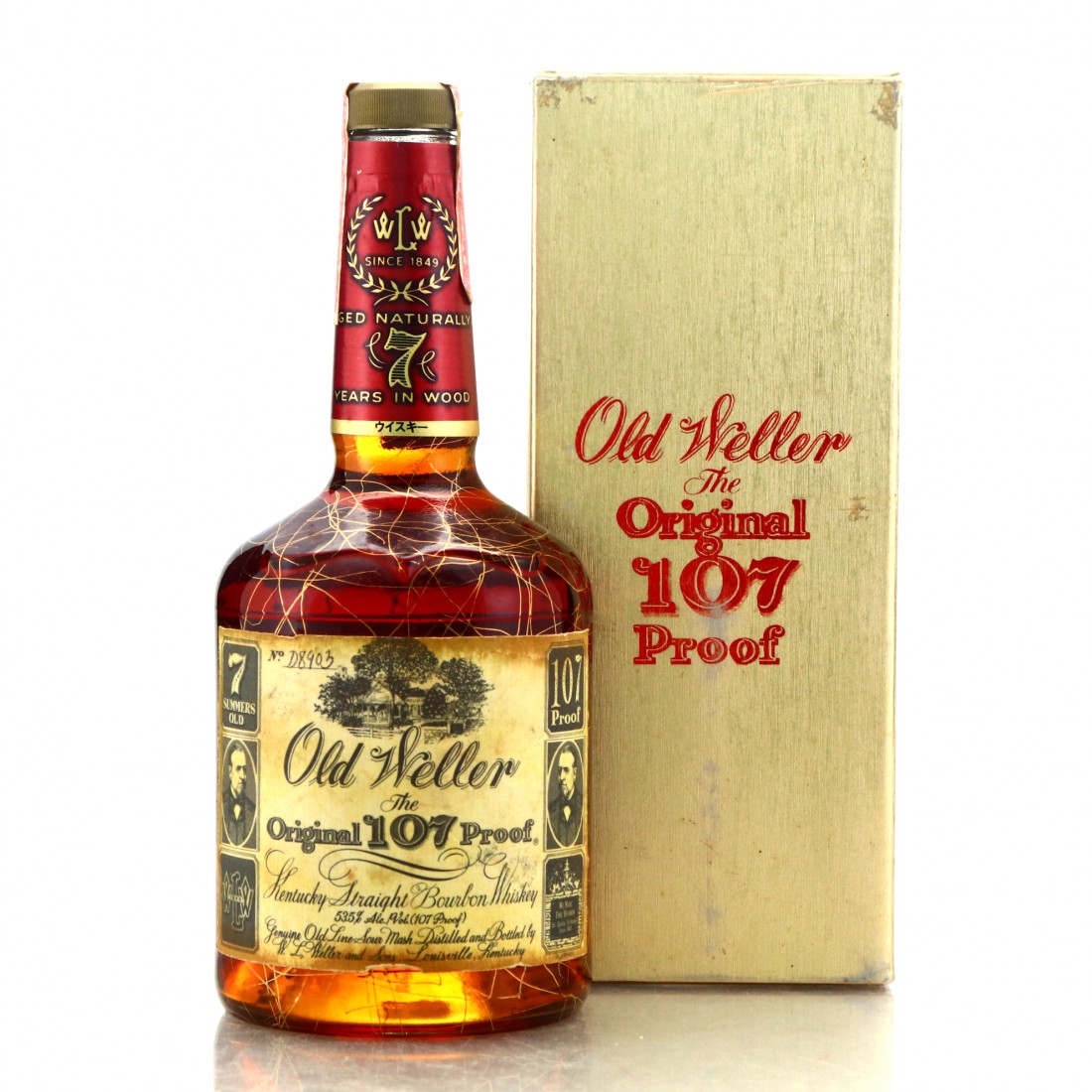 Old Weller 7 Year Old Original 107 Proof 1989 / Stitzel-Weller | Whisky ...