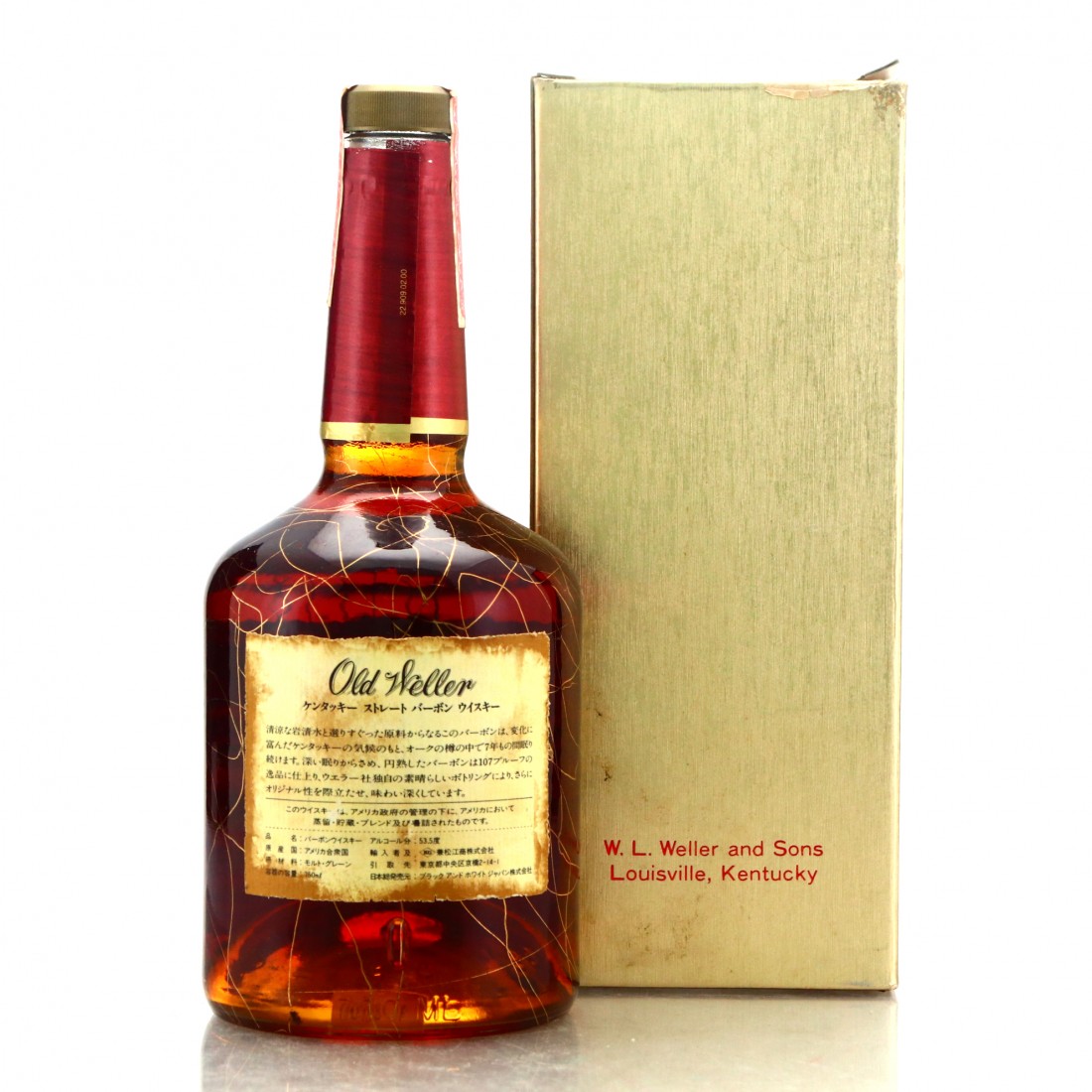 Old Weller 7 Year Old Original 107 Proof 1989 / Stitzel-Weller | Whisky ...
