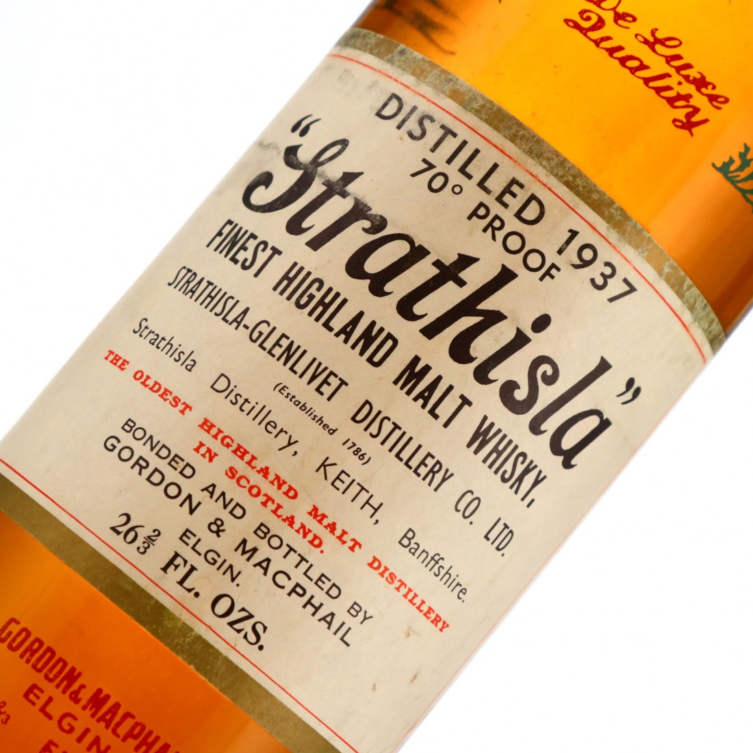 Strathisla 1937 Gordon and MacPhail 70 Proof | Whisky Auctioneer
