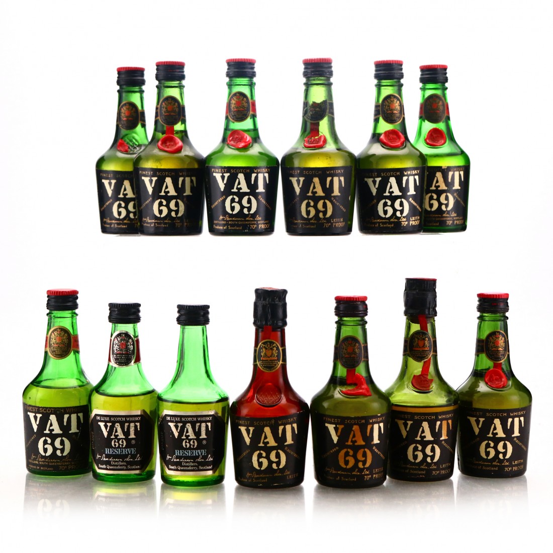 Vat 69 Miniature x 13 | Whisky Auctioneer