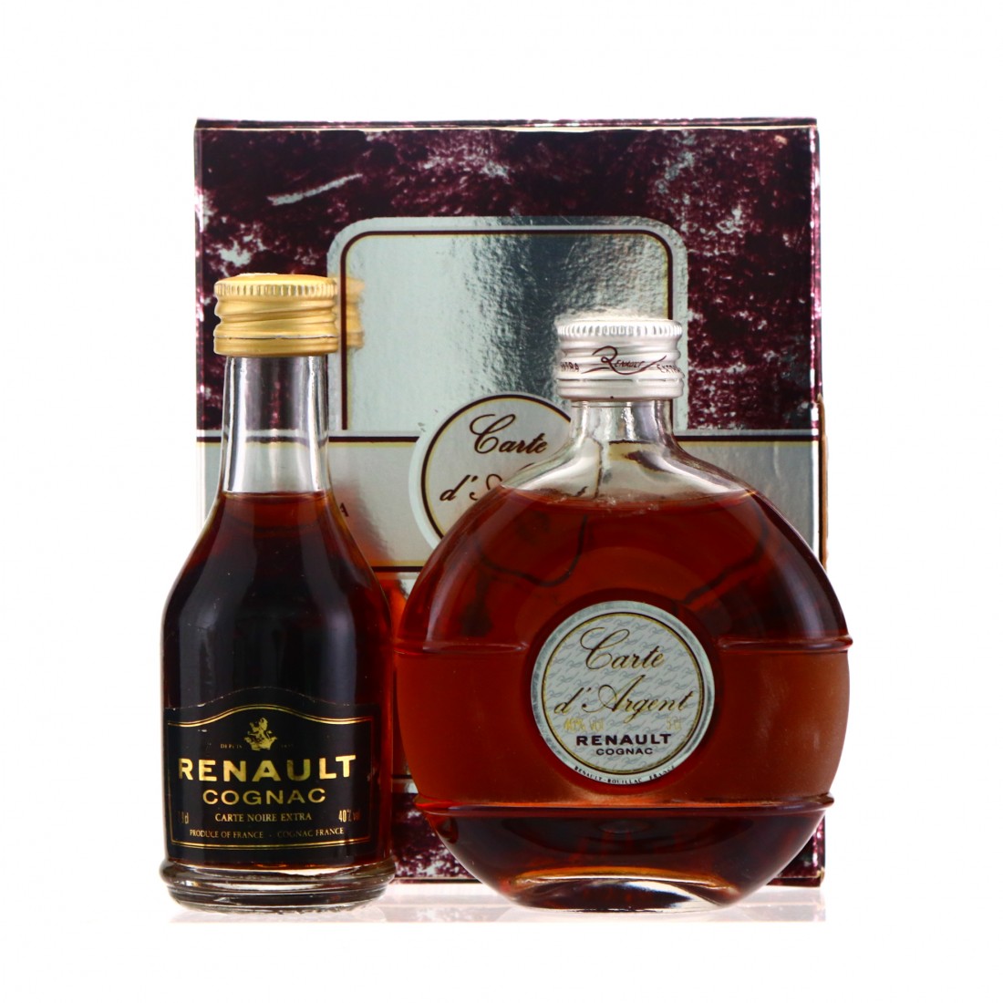 Renault Cognac Miniature x 2 | Whisky Auctioneer