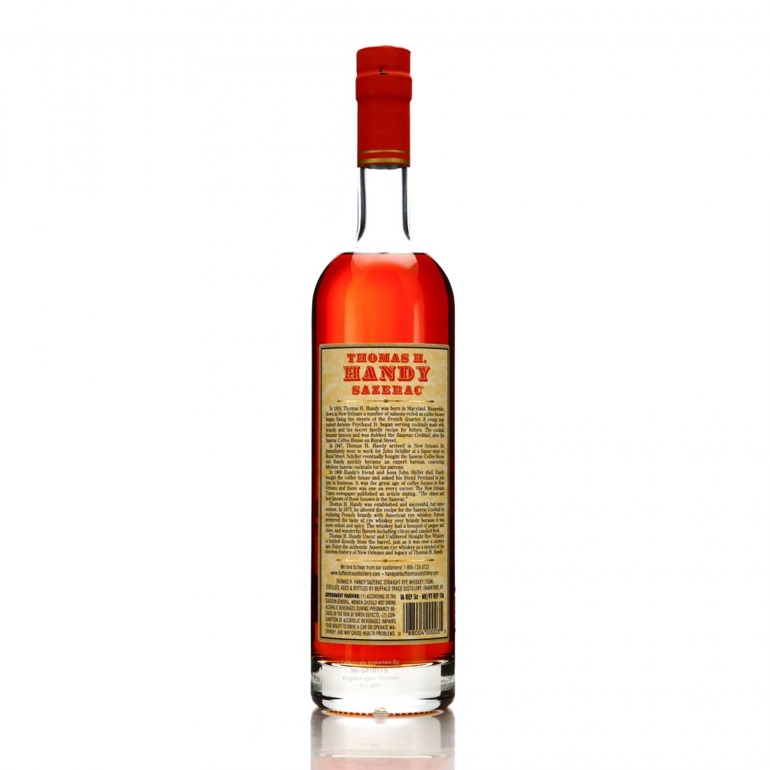 Thomas H Handy Sazerac Rye 2020 Release | Whisky Auctioneer